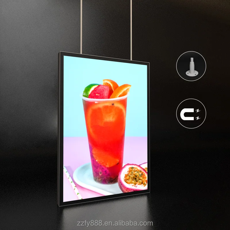 Hot Sale Anime Led Box Led Poster Light Box With Magnetic Cover Panels ...