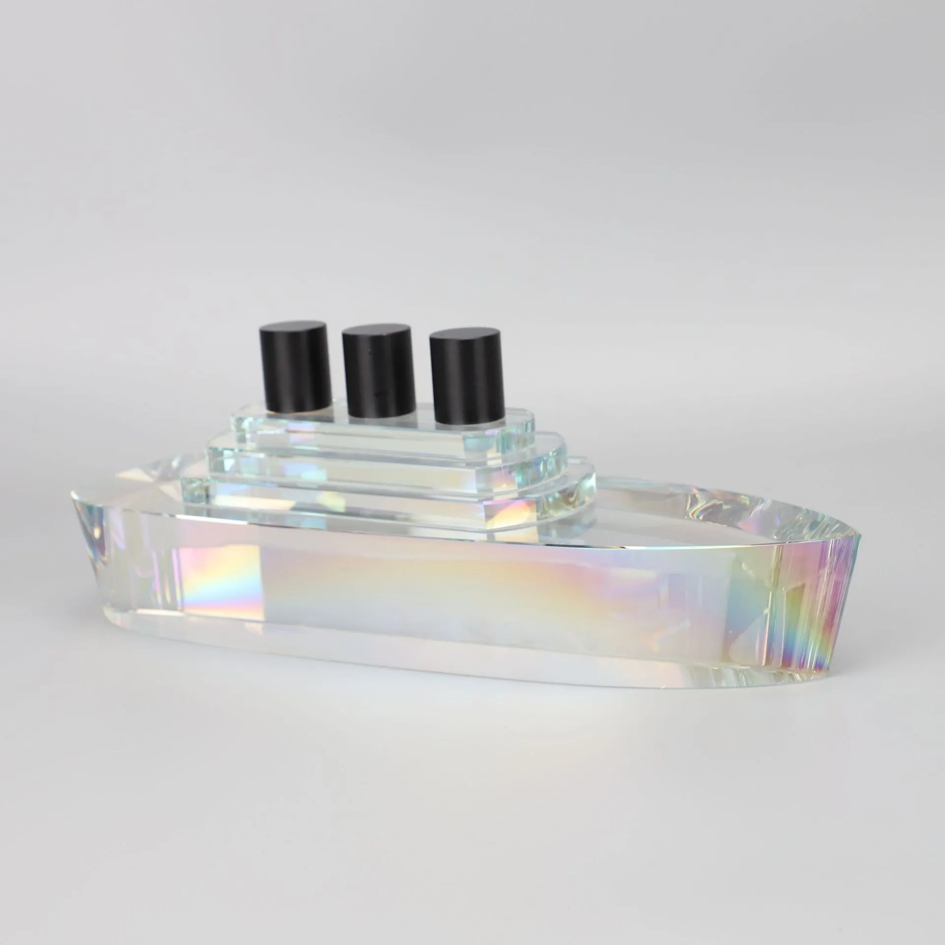Luxury Crystal Ship Model - Perfect for Indoor Party Decor