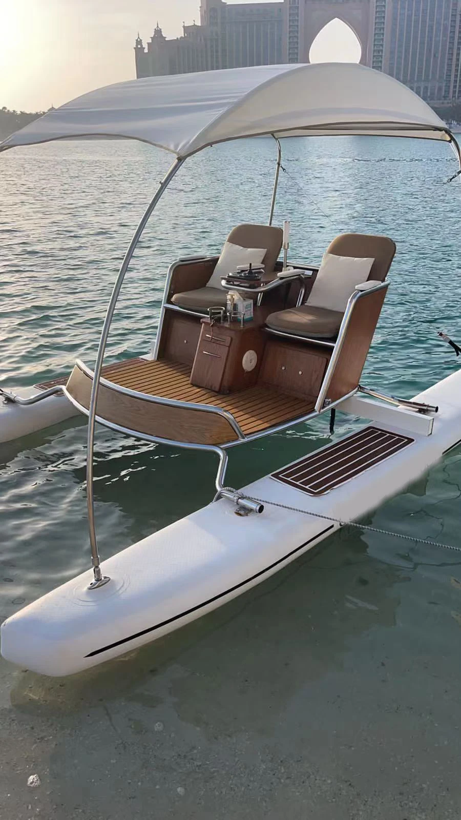 Ecocampor Classic 13ft Electric Engine Double Hull Boat for Rent & Sale ...