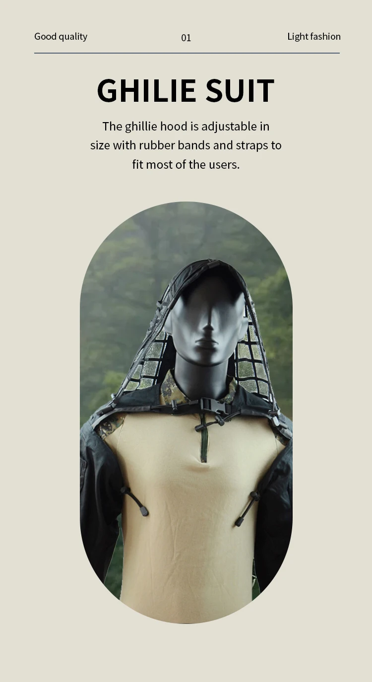 Tactical Sniper Camouflage Suit Body Can Match The Camouflage Suit ...