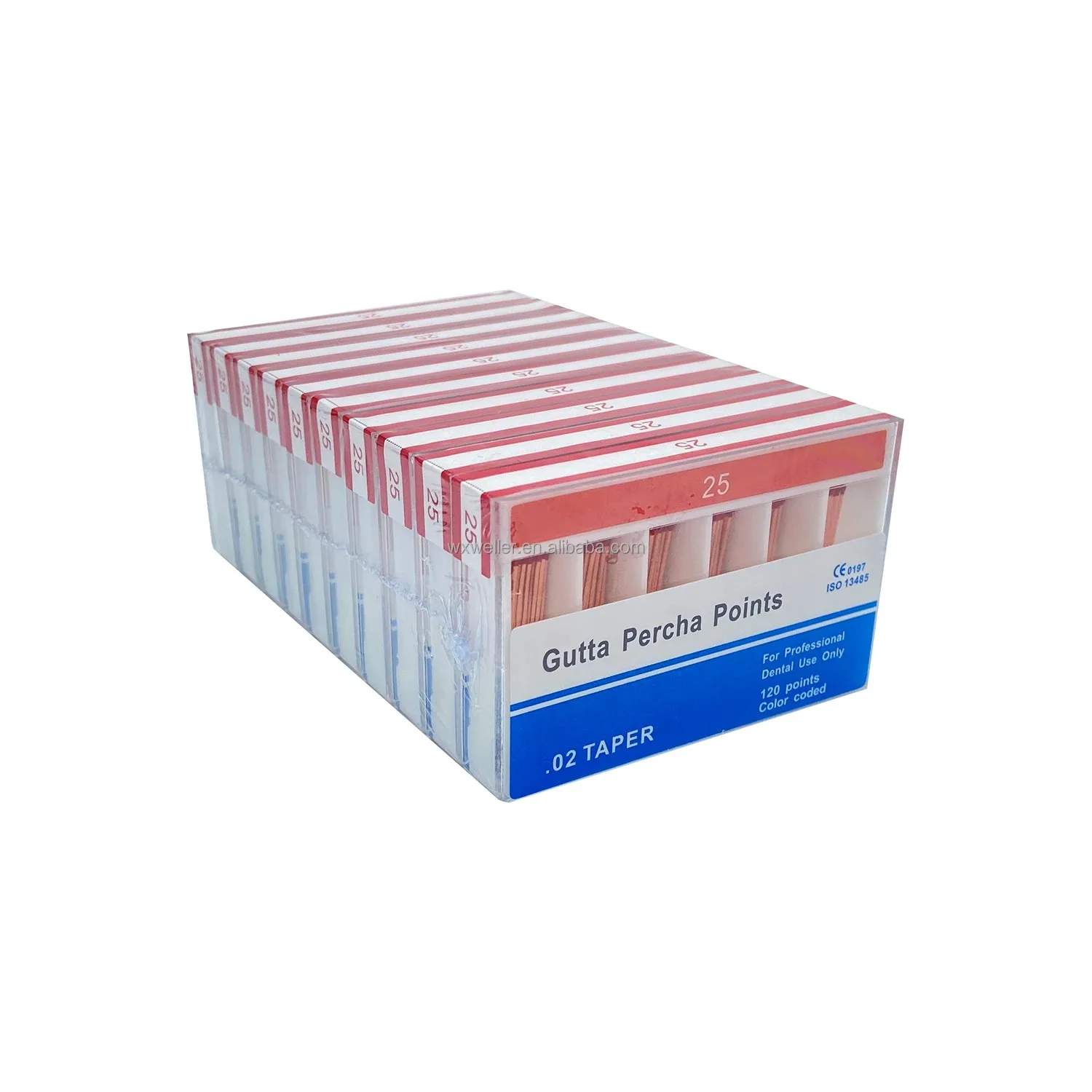 10 Boxes Dental Gutta Percha Points Root Canal Endodontics Cotton Fiber ...