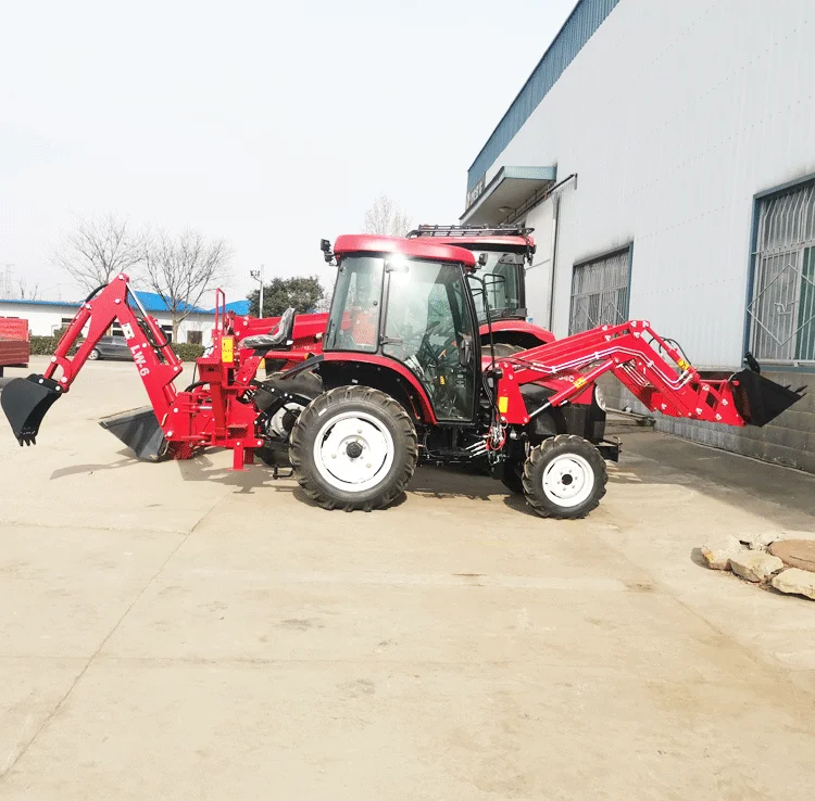 Small Lovol Tractor Mounted 3 Point Hitch Backhoe Attachment For 50hp ...