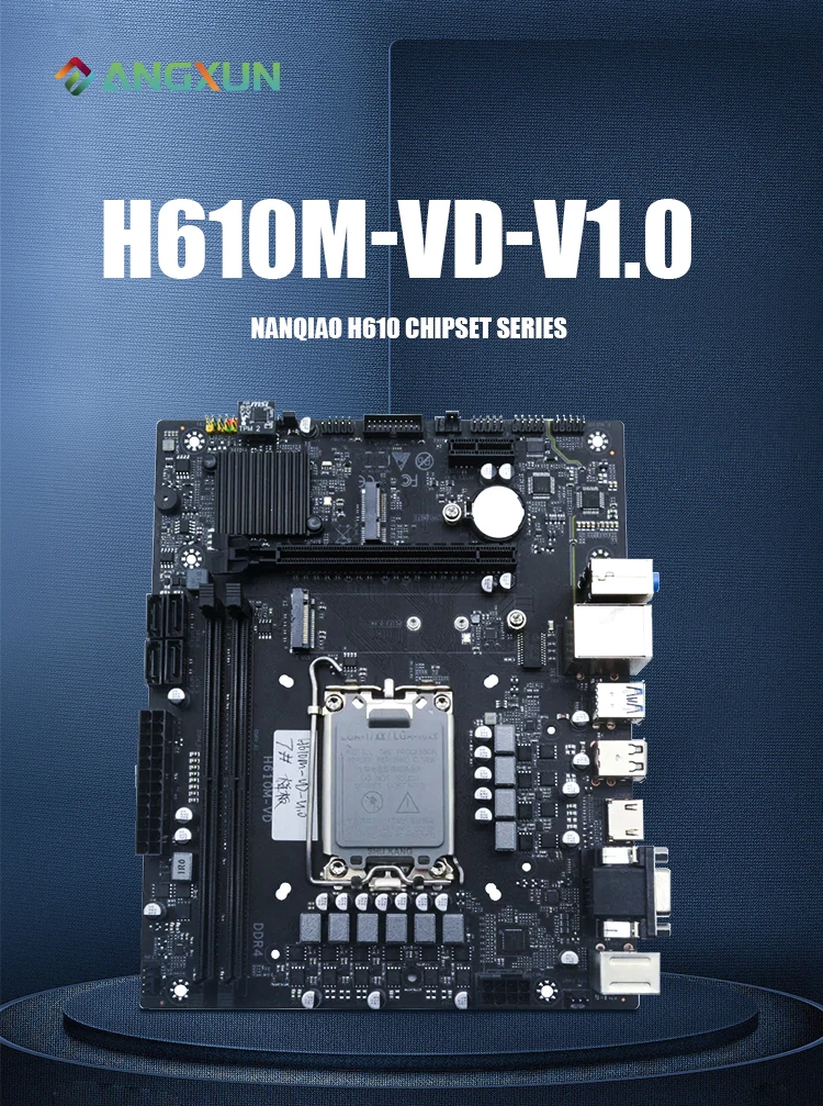 High Performance 64gb H610 Dual Ddr4 M.2 Dp Socket Lga1700 Core 12/13th ...