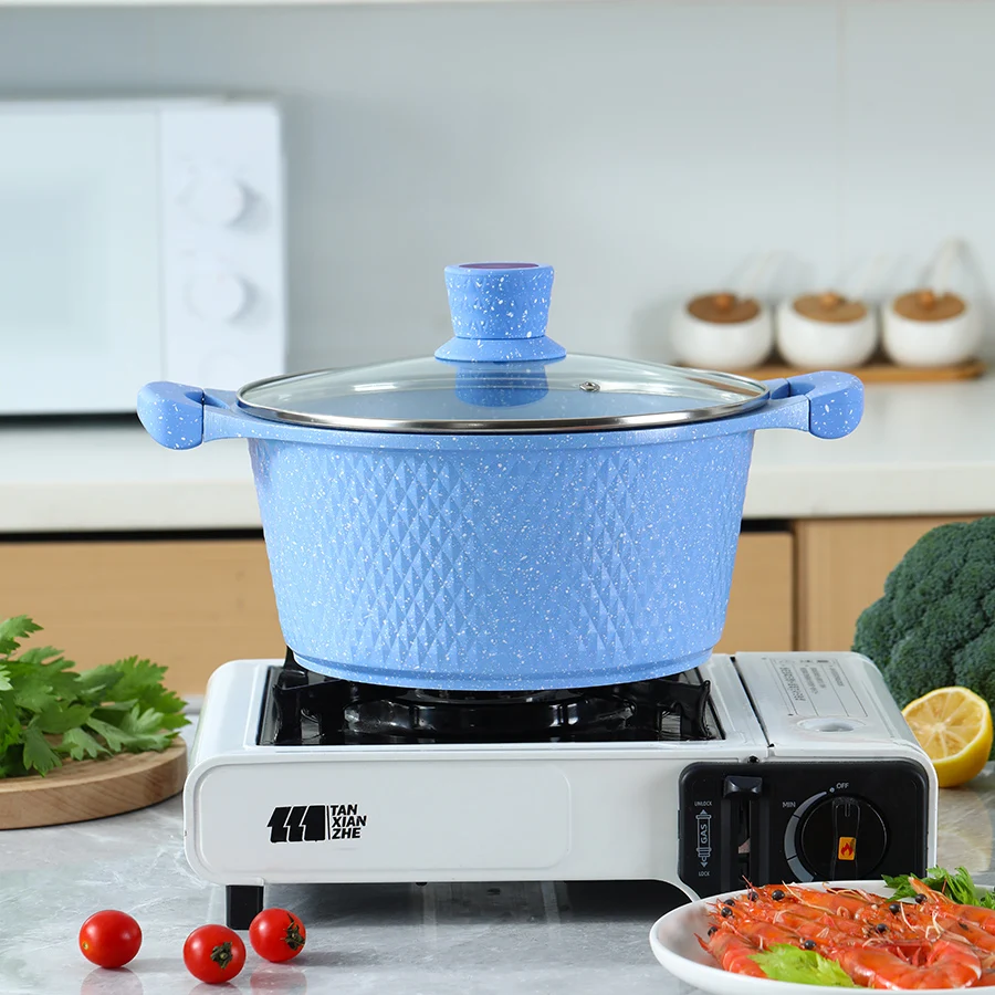 Aluminum Alloy Combination Cookware Set with Glass Special Flat ...
