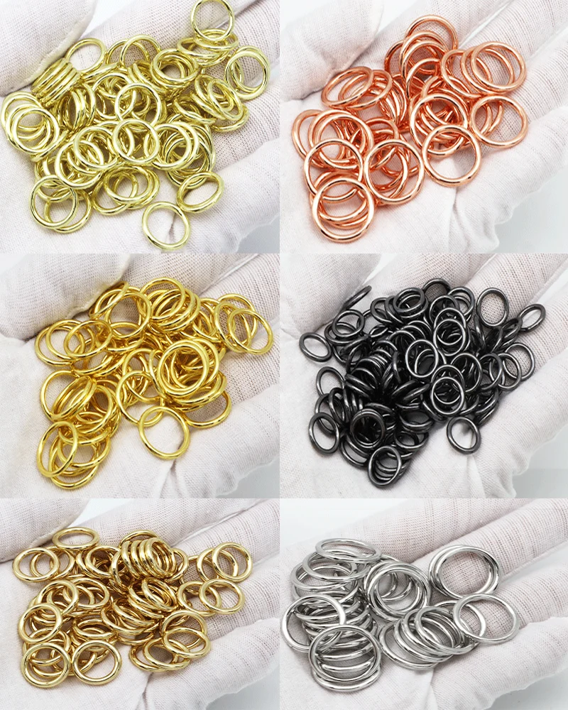 Zinc Alloy Round Iron Metal Rings for Bag Accessories