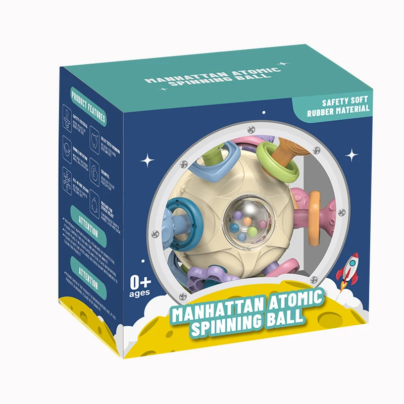 Funny Safety Soft Rubber Manhattan Atomic Spinning Ball For Kids - Buy Manhattan Atomic Spinning ...