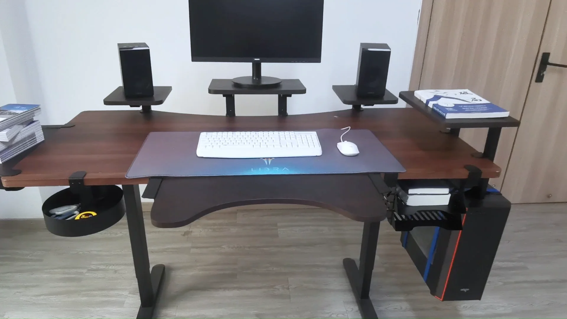 Wood Computer Arm Rest Computer Desk Extender Mouse Pad Holder ...