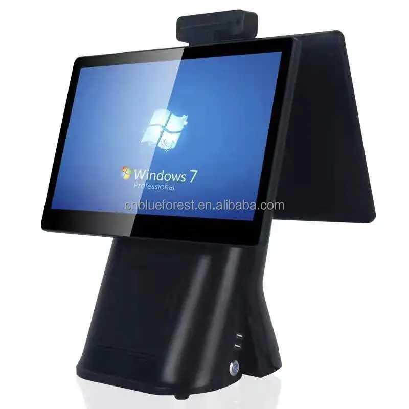 White Color Android Desktop Pos Terminal Windows Pos With Built In ...