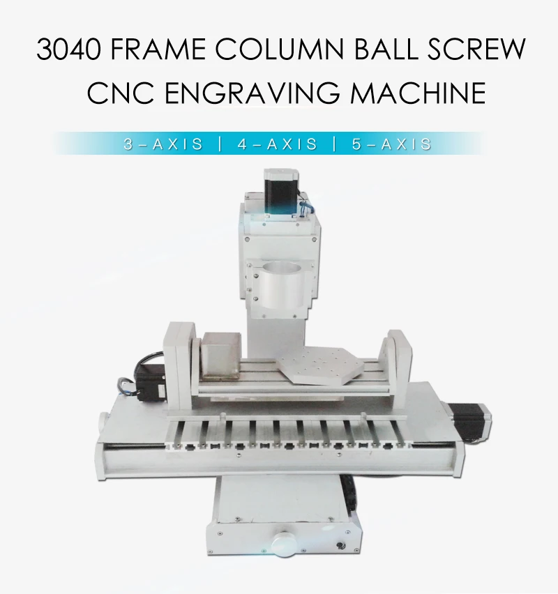 Vertical CNC Engraving Machine Frame Kit - 5 Axis Precision