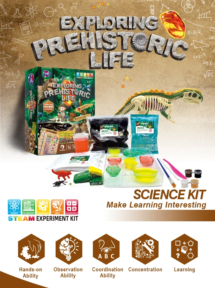 Big Bang Science Stem Activity Exploring Prehistoric Life Art & Craft ...