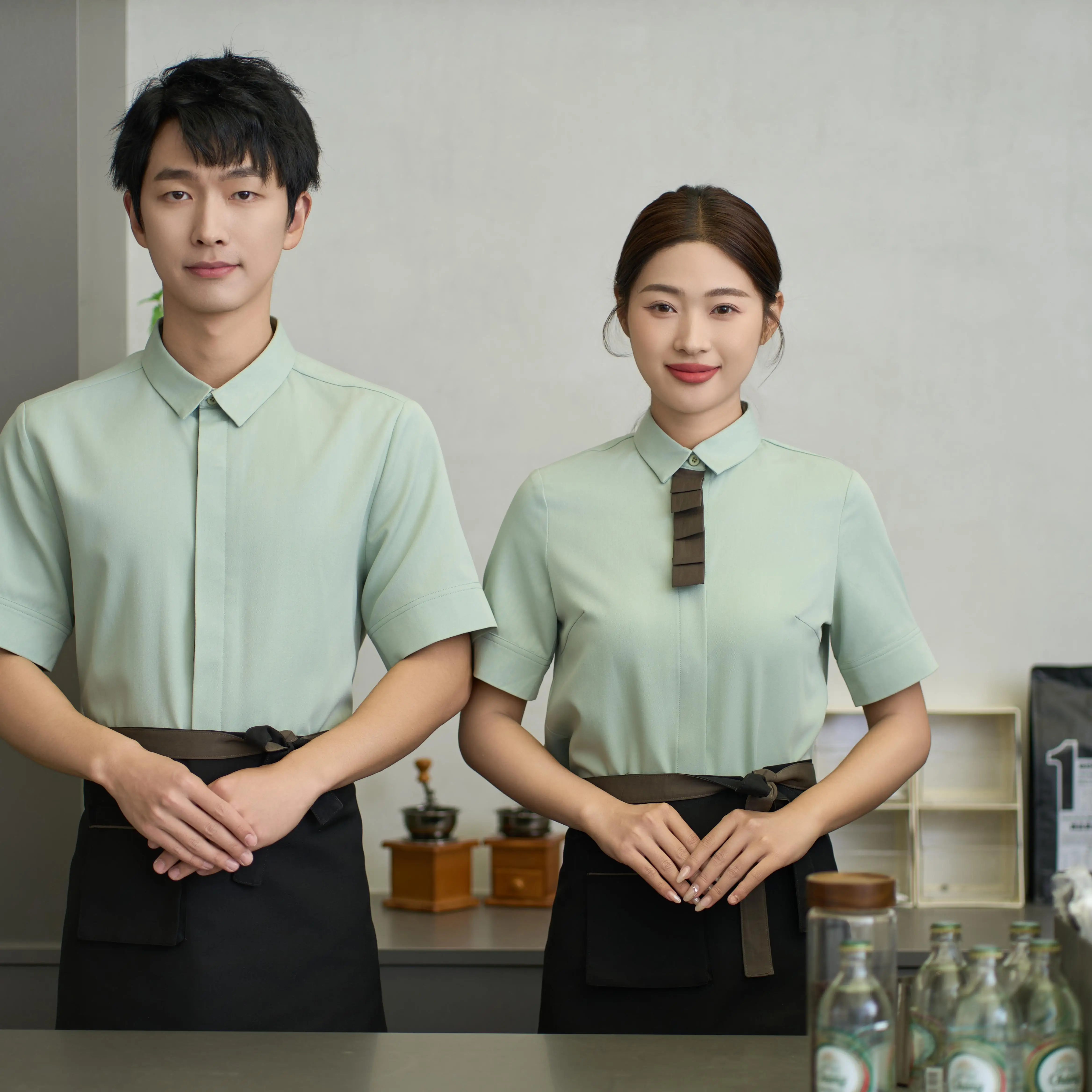 Elegant Hotel Service Uniforms - Customized Designs
