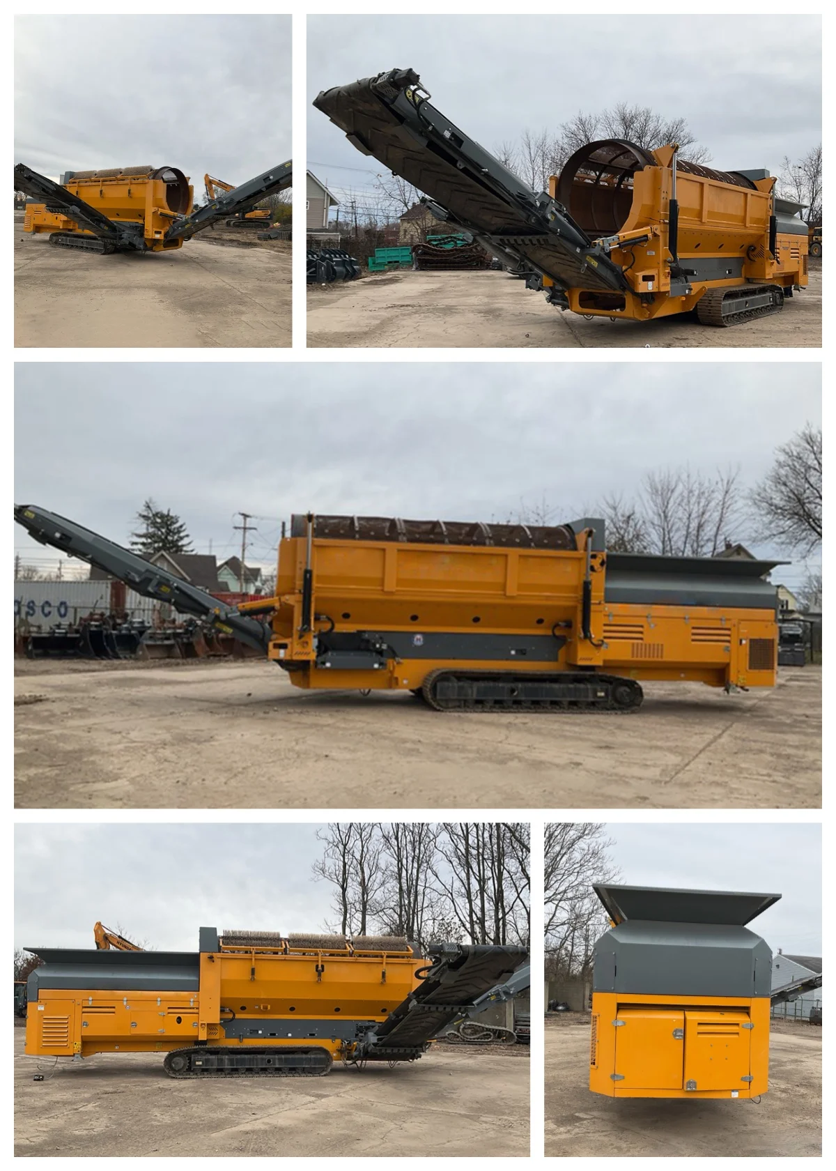Mobile Crawler Stone Topsoil Compost Screen Plant by Sinolion