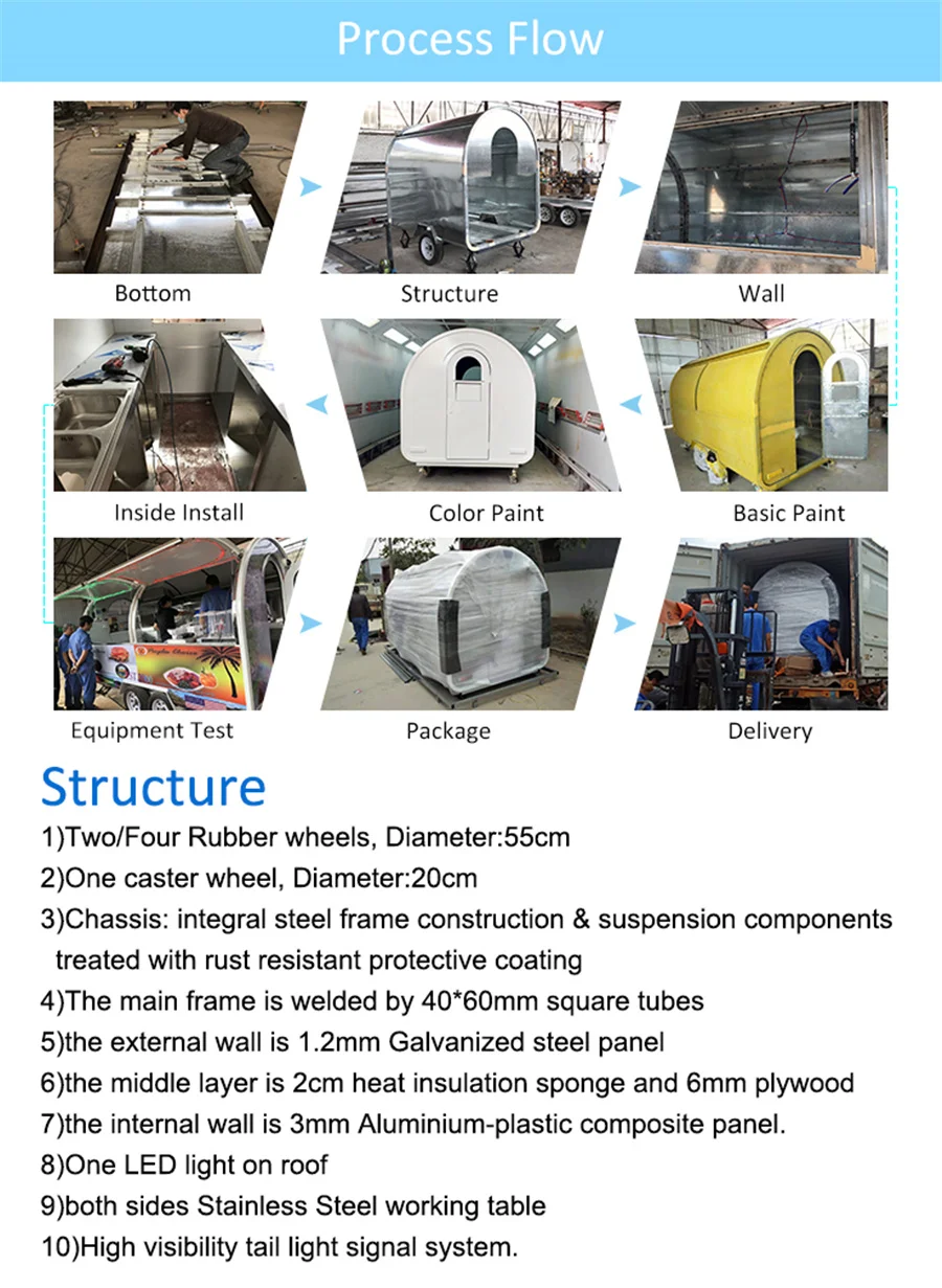 Waffle Stall Design - High Quality Complete Kitchen Setup