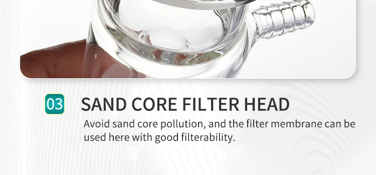 Solvent Filtration Apparatus - Glass Sand Core Vacuum Filter