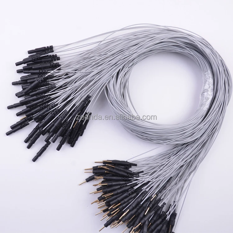 Color Coded Ecg Emg Ecg Electrode Cable - Buy Ecg Eeg Emg Sensor ...
