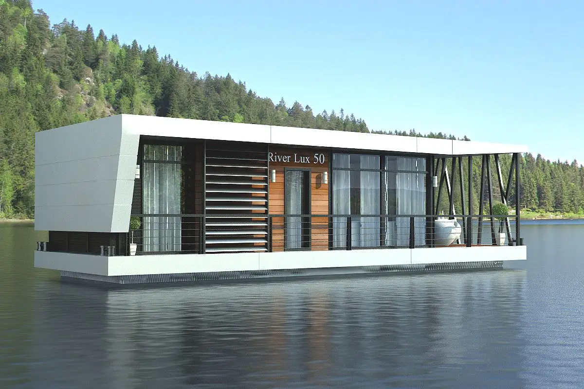 Luxury Floating Club Sea Houseboat For Floating Hotel Floating Villa ...