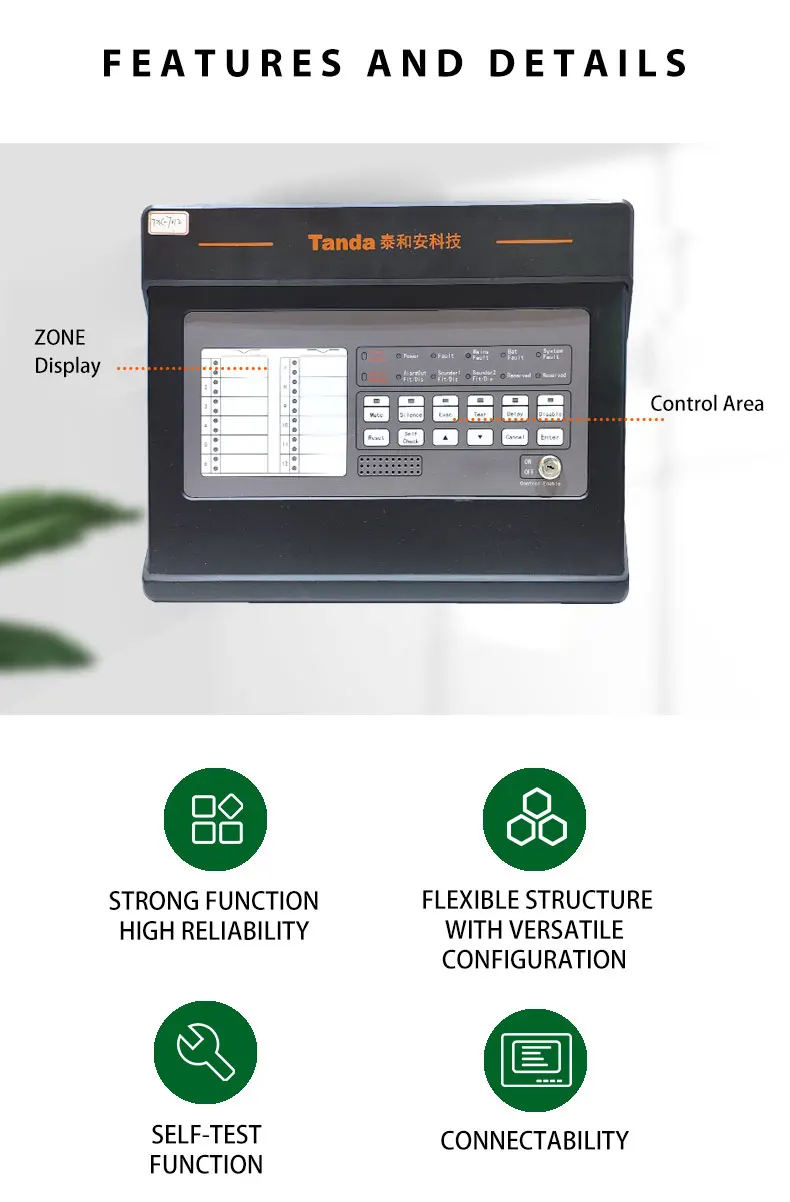 Tanda TXC7 Series Fire Alarm Control Panel - Reliable & Versatile