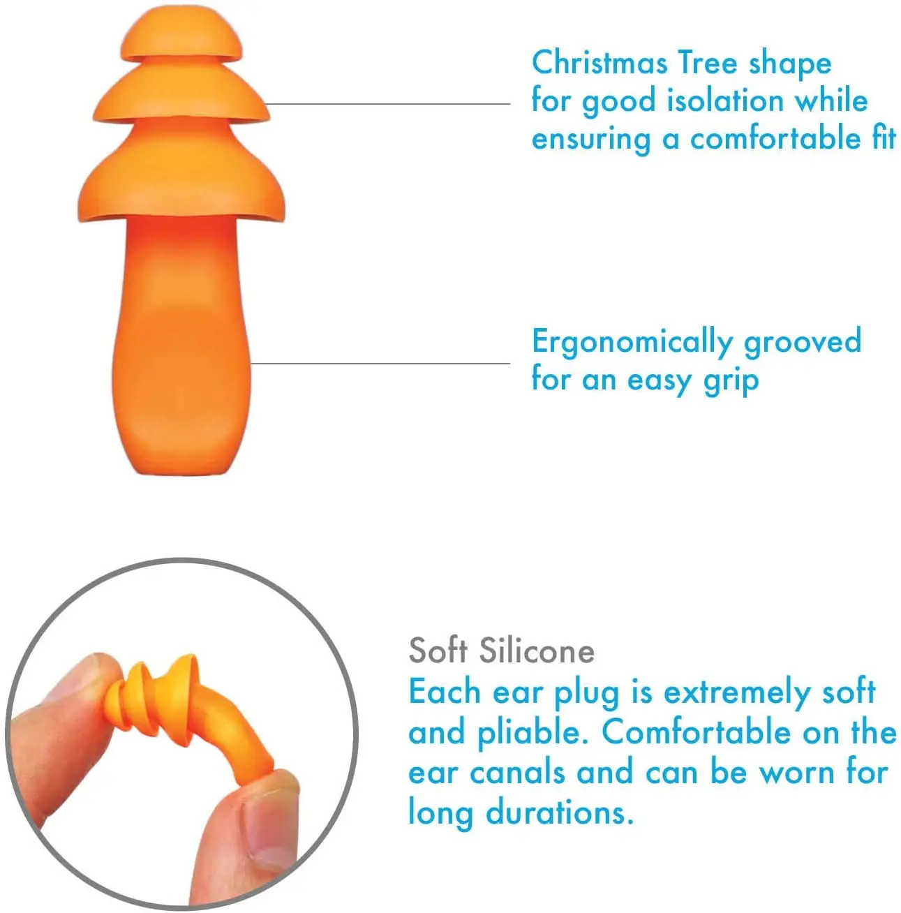 WEJUMP Soundproofing Anti Noise Hearing Protection Earplugs Foam With ...