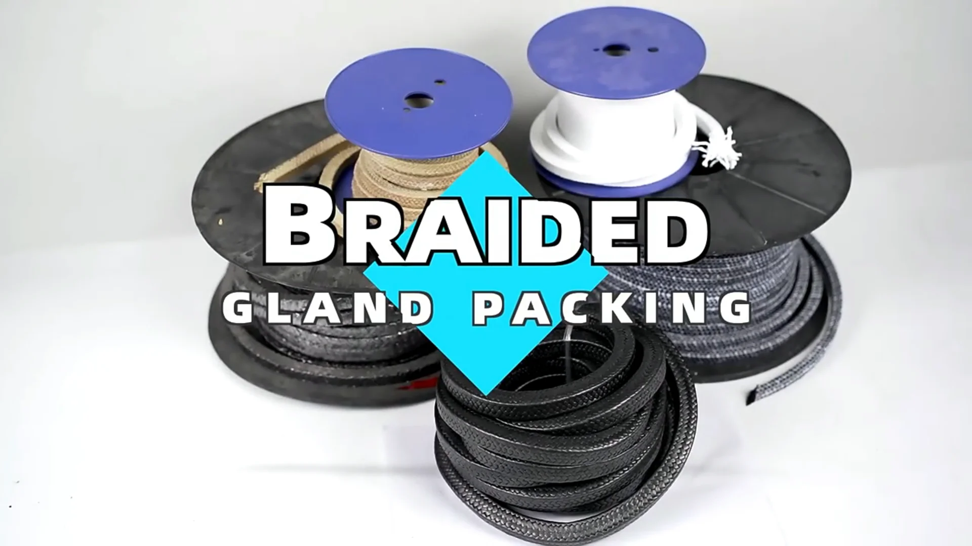Custom Gland Ring High Temperature Resistance Gland Packing Graphite ...