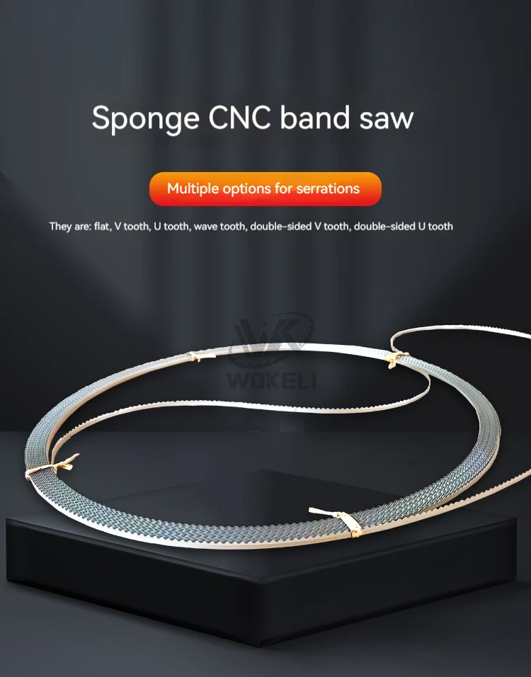 Customized 2500 Sponge Cutting Knives Vibratory Cutting Band Saw Blades ...