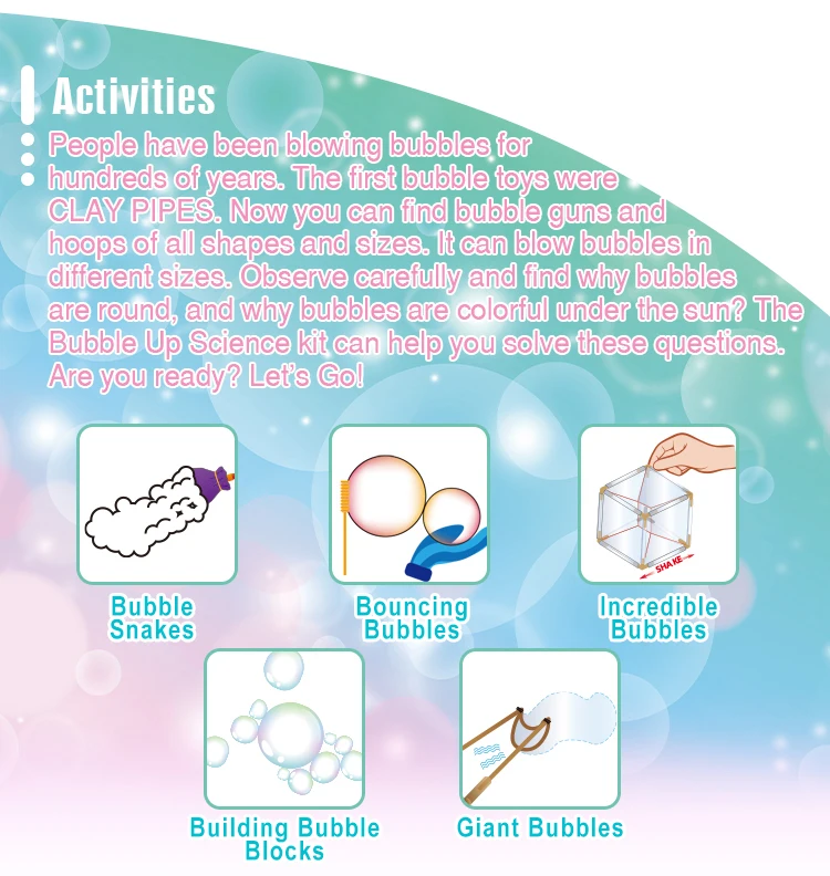 Big Bang Science Build A Bubble Montessori 3d Bubble Maker Kit Stem ...