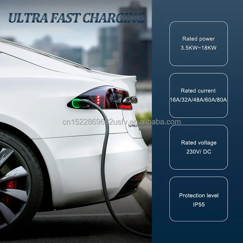 EV Charger North American Charging Standard NACS Plug 5M 6m 7m Cable ...