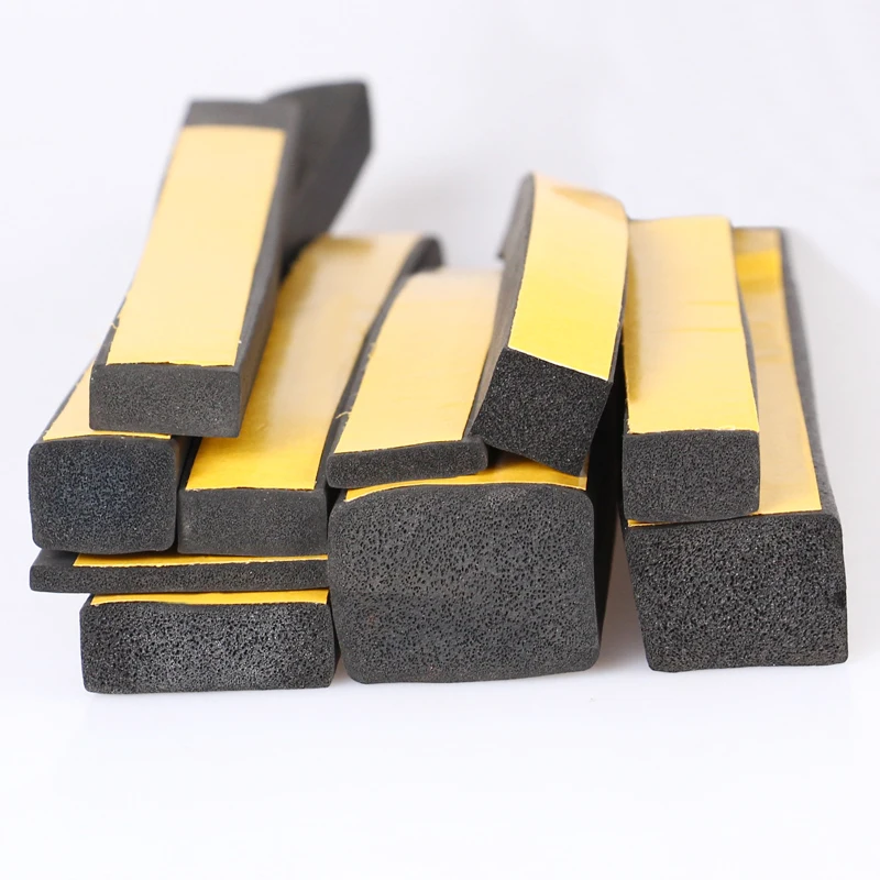 Soundproof Good Flexibility Self Adhesive Epdm Foam Sealing Strip - Buy ...