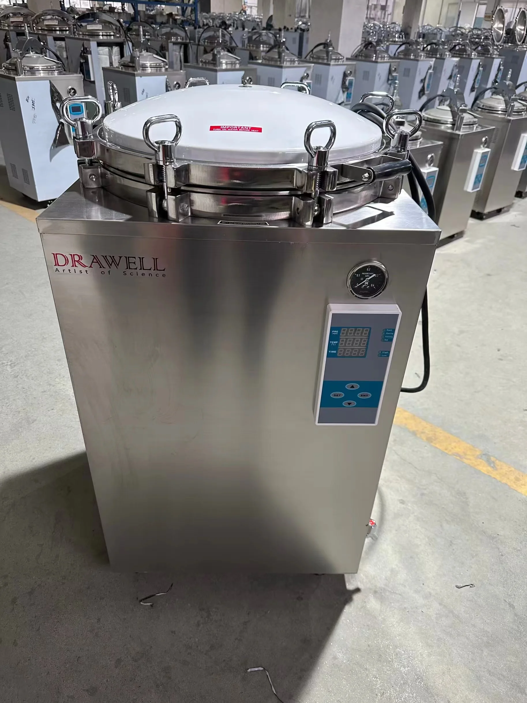 Dw-ld Stainless Steel Autoclave Sterilizer Medical Lab 35l 50l 75l 100l ...