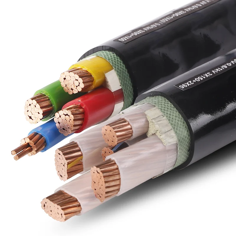 Vv4x4mm 0.6/1kv Pvc Insulated 4 Core Power Cable Vv22 Yjv Yjv22 Yc Yz Power Cable 1.5mm 2.5mm ...