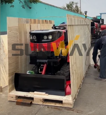 Garden Orchard Management 25hp Crawler Tractor Multi-functional Mini ...