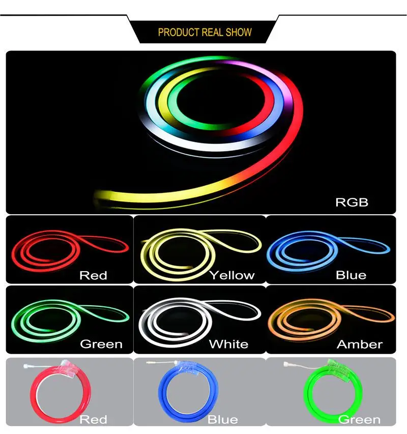 Flexible LED Neon Lights - Brighten Your Space Efficiently