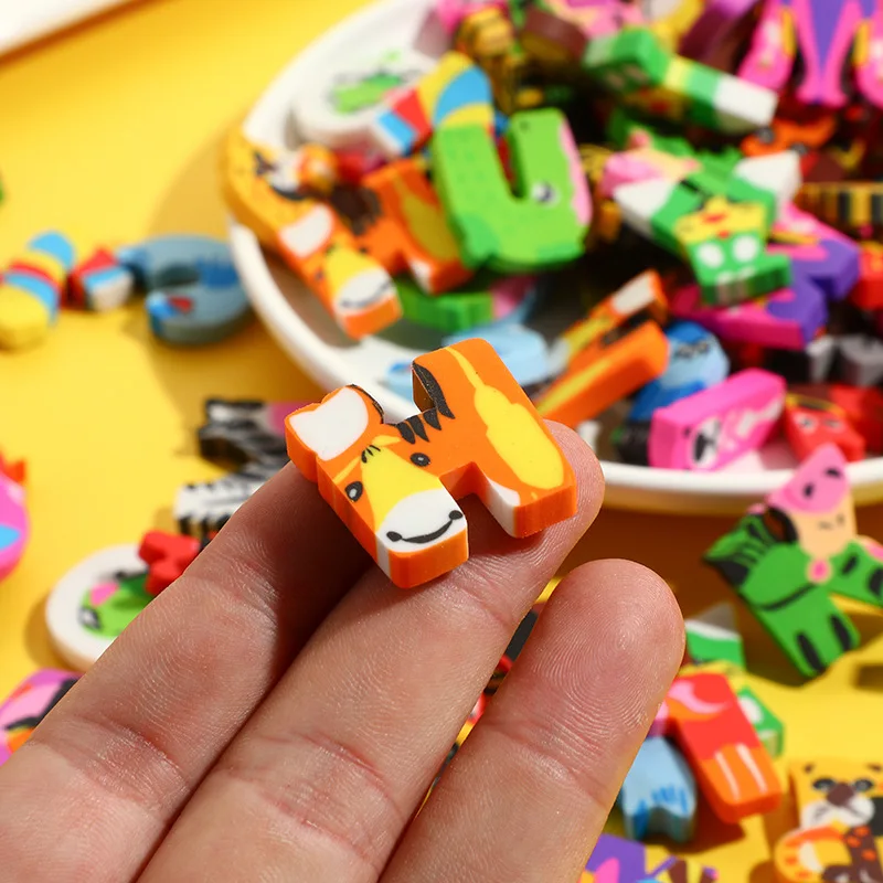 Each Eraser Is Crafted in the Shape of a Letter, Helping Children Learn ...