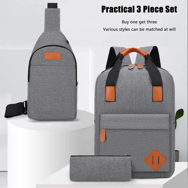 3 In 1 Laptop Backpack Set Cross Border New Products Laptop Backpack ...