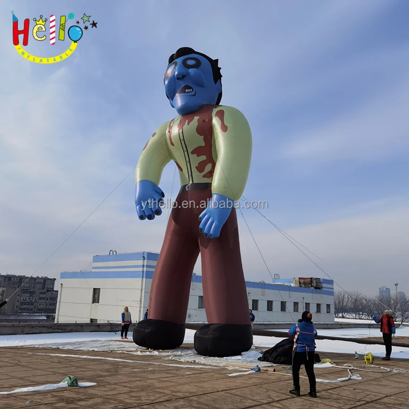 Giant Air Blow Up Halloween Decoration Inflatable Zombie - Buy ...