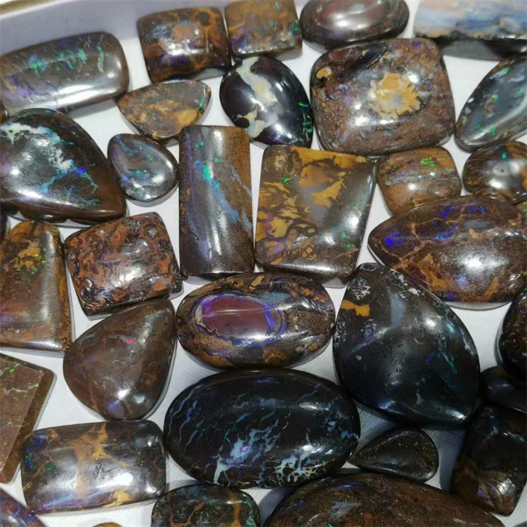 Super Nice Australian Soil Boulder Opal Fire Opal Natural Crystal ...