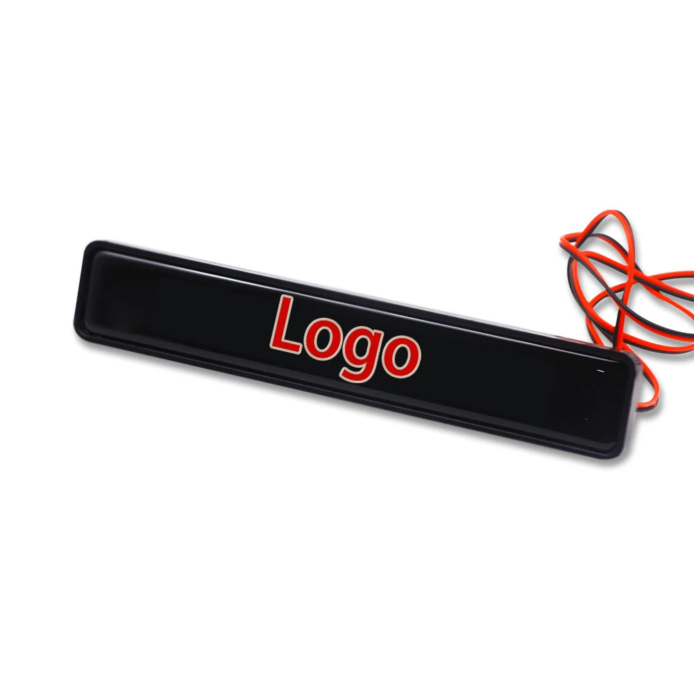 Car Logo LED Light Front Grille Emblem Badge Customized Luminescence ...