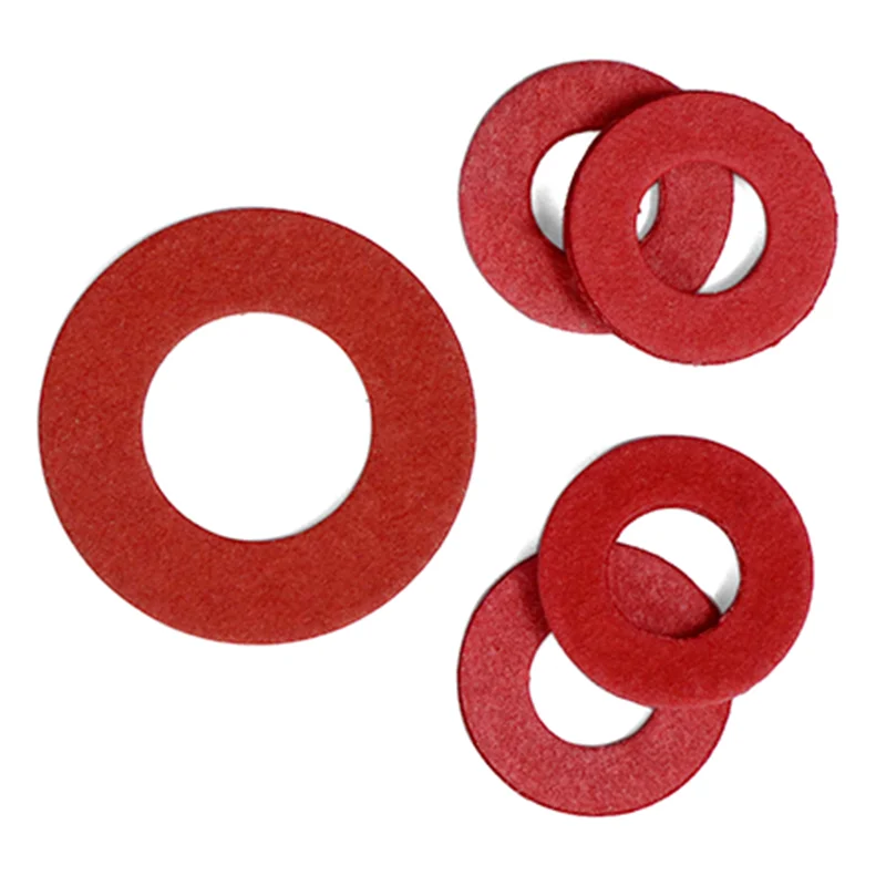 Red Fibre Washers - Durable Plain Washers for General Industry