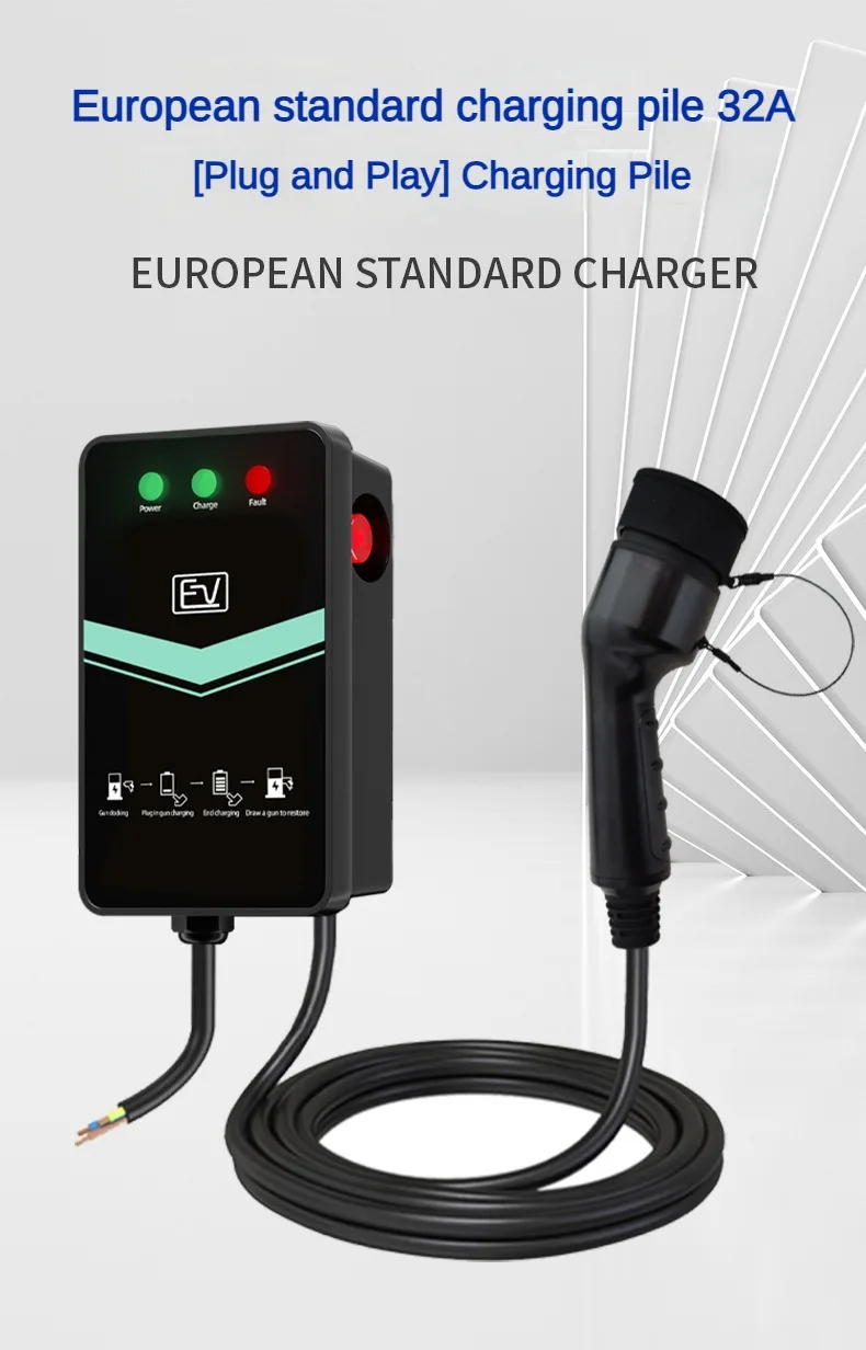 New Energy Vehicle Charging Pile Ac 220v Charging Gun Fast Charge ...