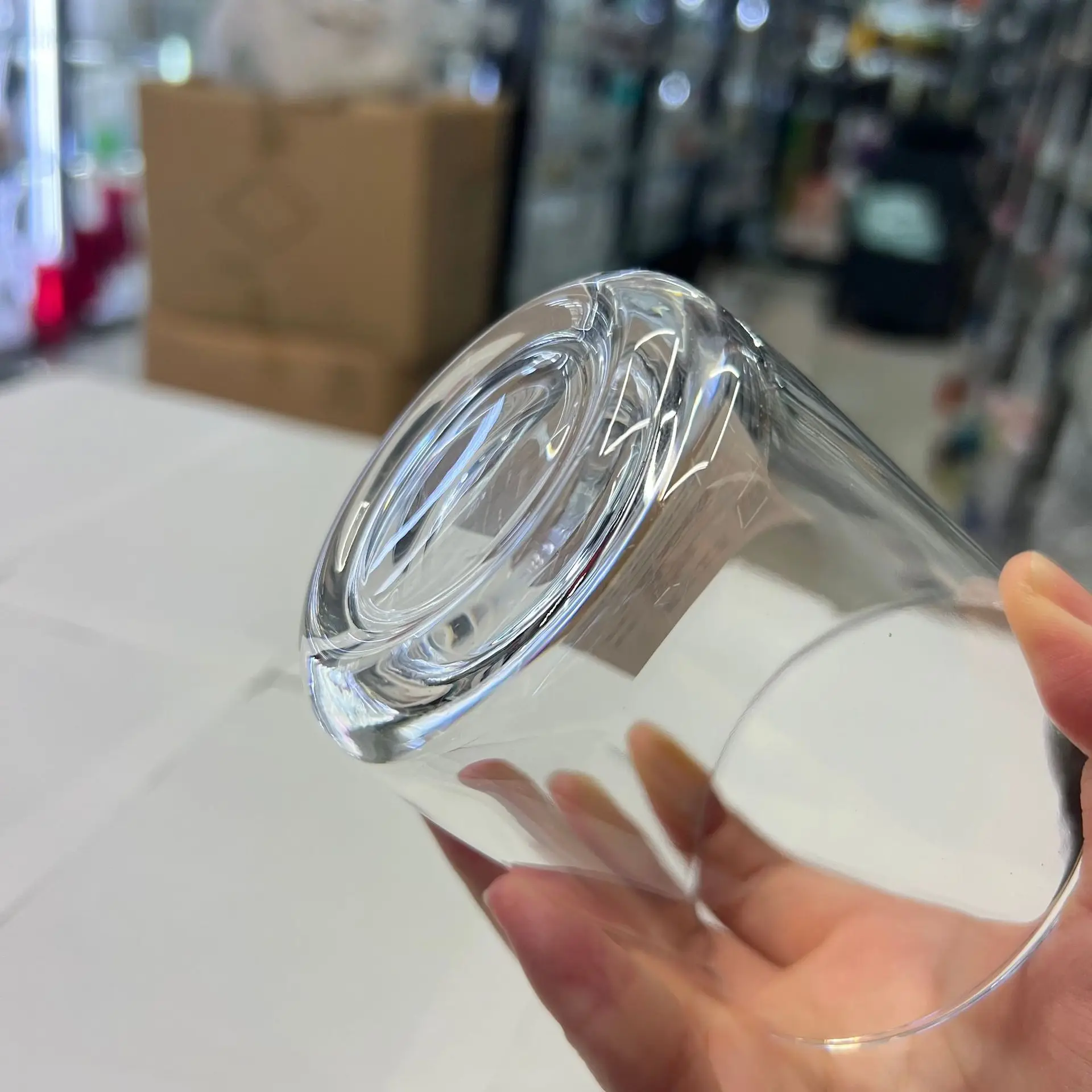 Wholesale 10 Oz Clear Round Bottom Glass Candle Jars