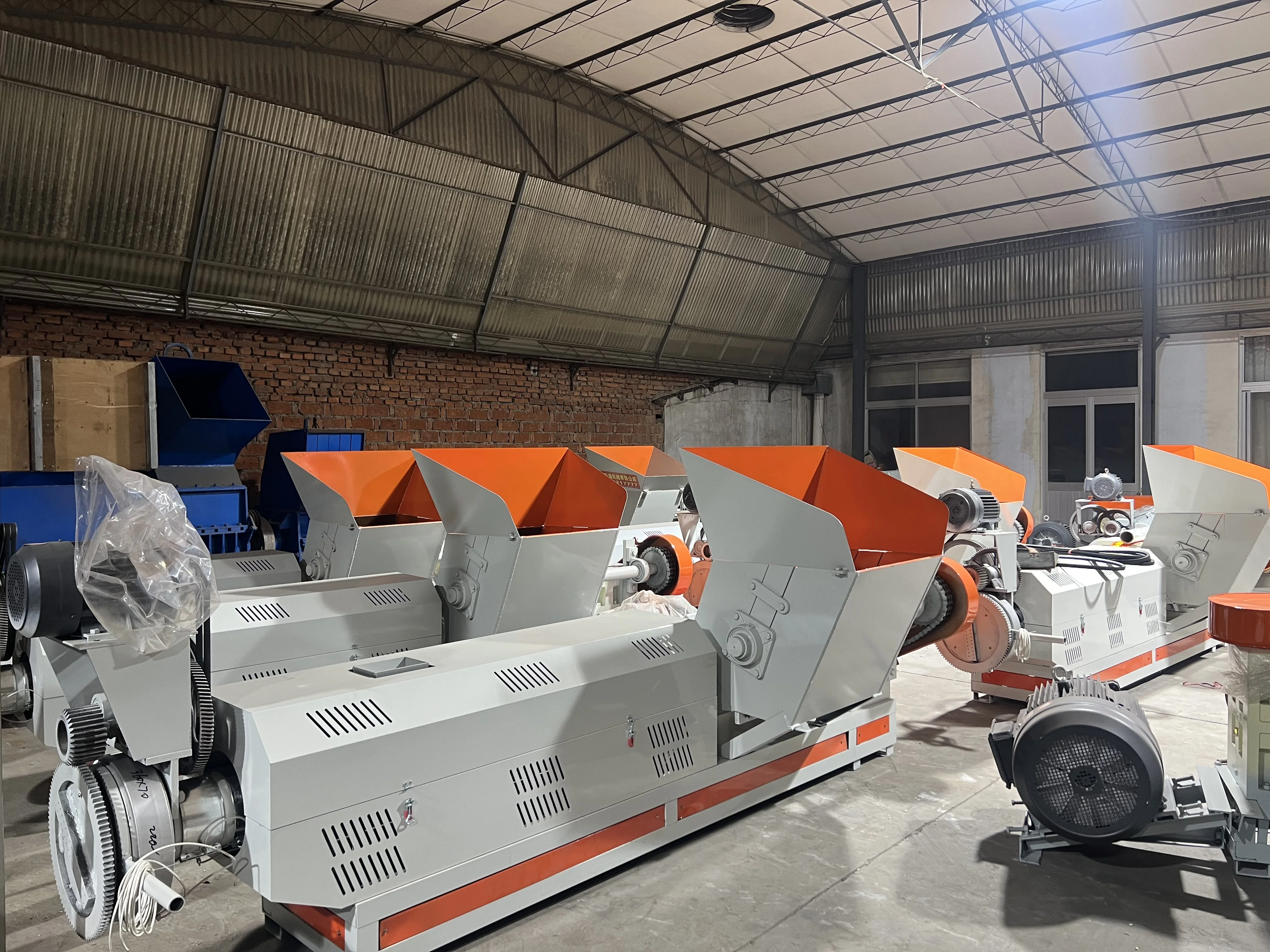 PE Foam Wasted Film Plastic Recycling Plastic Granulator Pelletizer ...