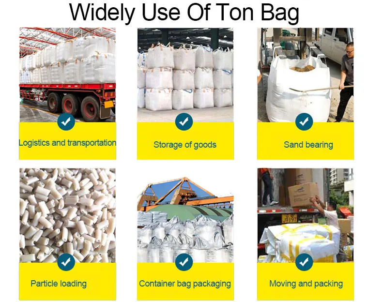 1000kg Pp Big Ton Bag With Customized Printing Uv 1 Ton Jumbo Bag - Buy ...
