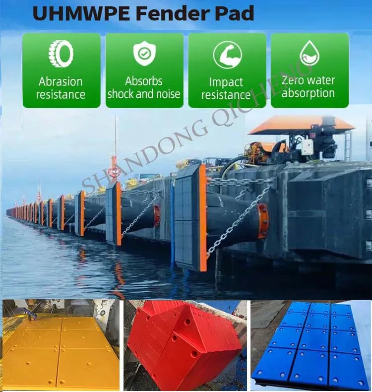 Uhmwpe Wharf Sliding Panel Marine Fender Facing Boards Dock Guard Pad ...