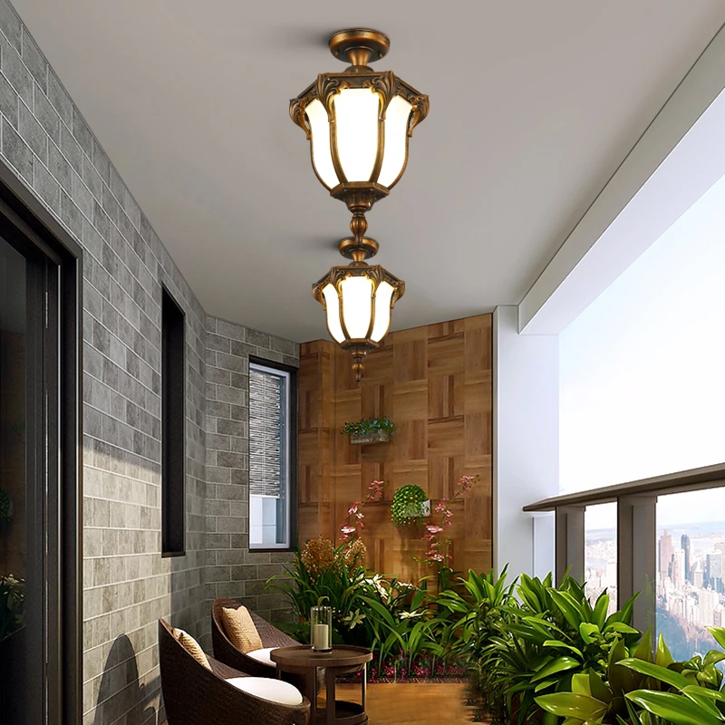 Sales Promotion Aluminum Balcony Ceiling Light The Corridor E27 Ip44 ...