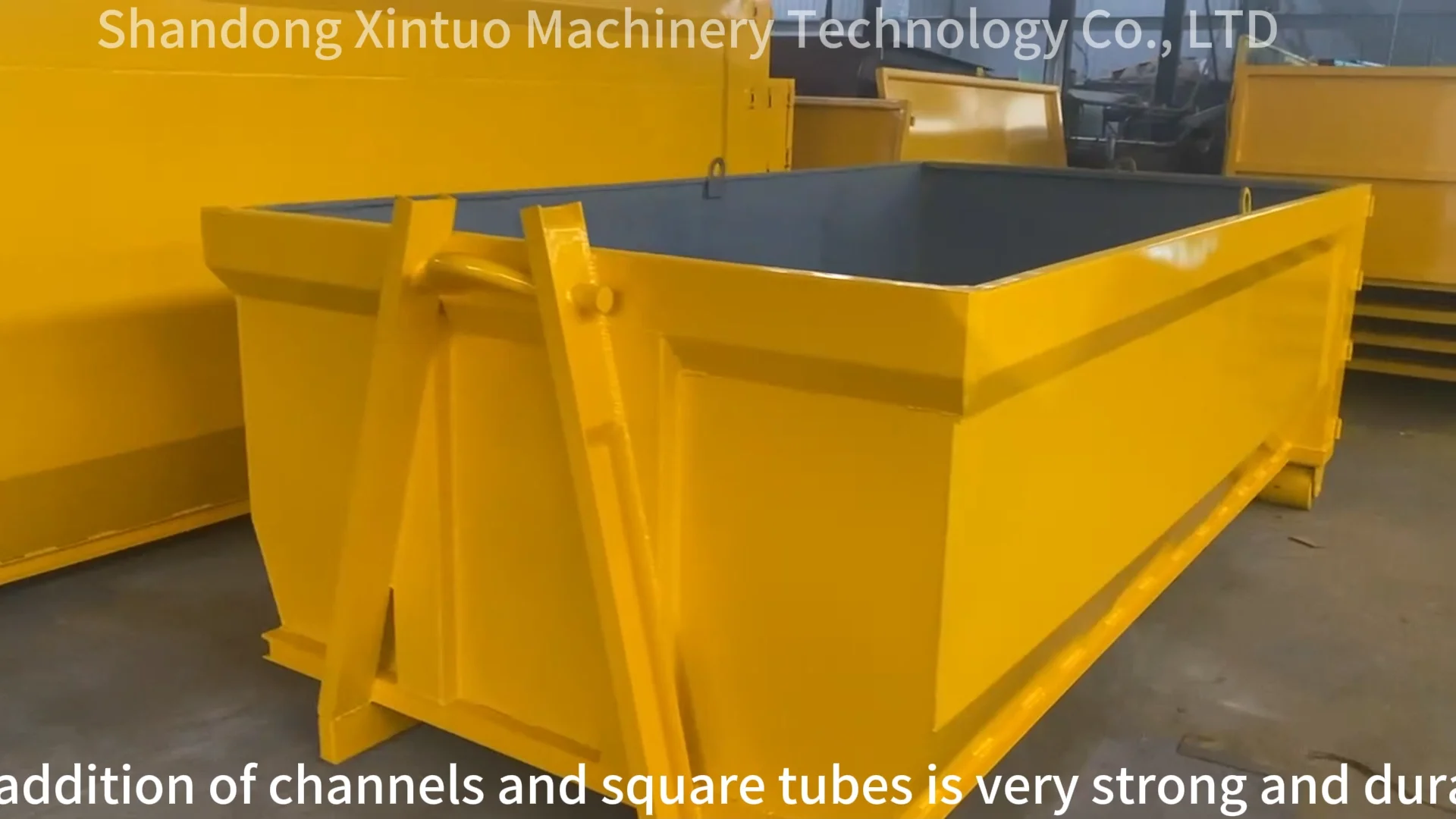 Outdoor Metal Skip Bin Roll Off Dumpster Industrial Mobile Scrap Metal ...