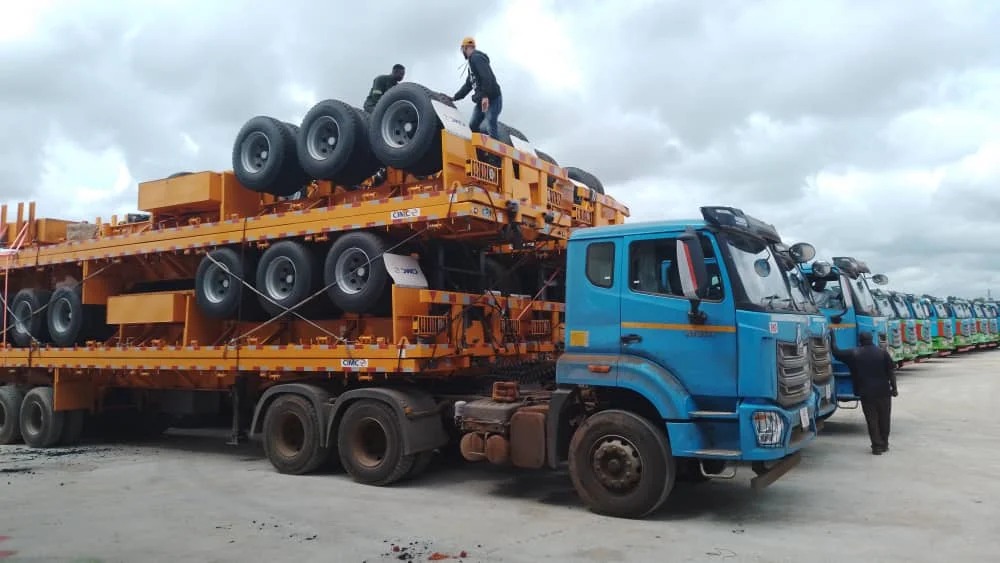 Chengda Customization 20ft 40ft Container Trailer 3 Axles