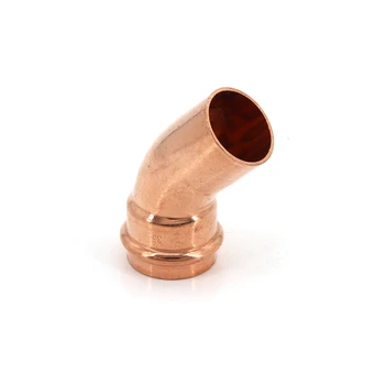 Copper Press-fit V Profile Press 45 Degree Street Elbow 45 Elbow ...