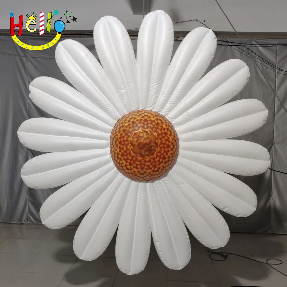 Customized Party Decoration Inflatable Hanging Flower White Inflatable ...