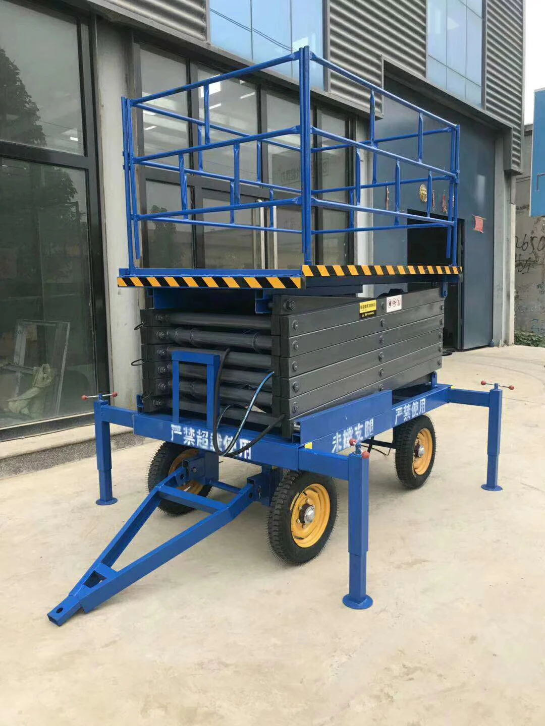 Motorcycle Work Platform - Hinged Platform for Elevator