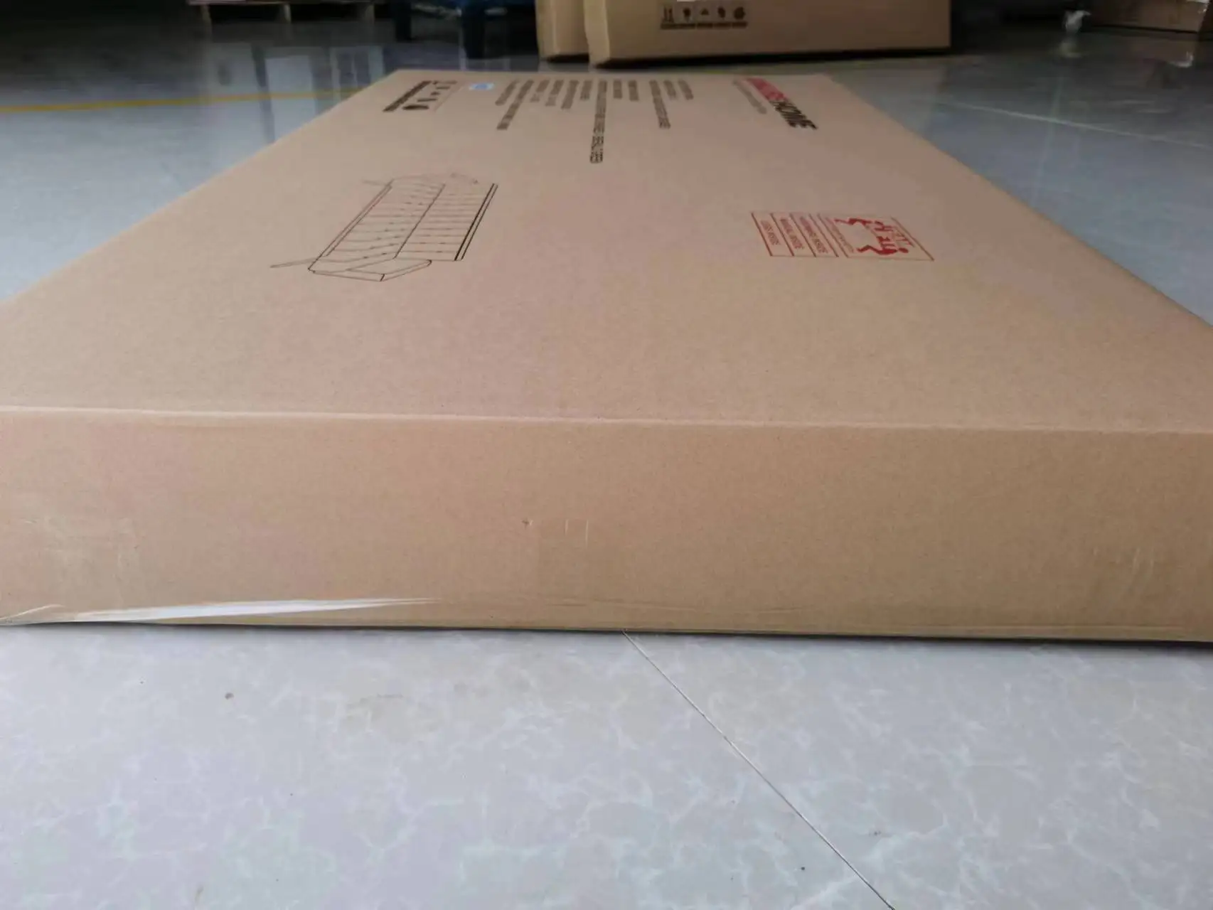 2023 New Model L-shaped Sofa Bed Furniture 83" Wide Reversible Fabric ...