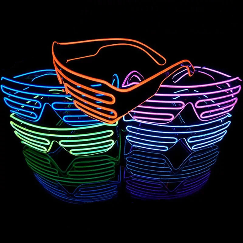 Customized Led Light-up Eyeglasses For Parties Halloween Christmas ...